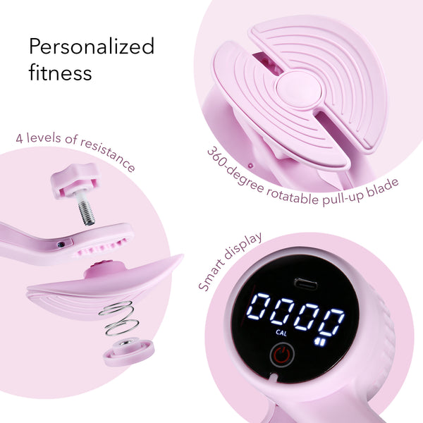 HOM Pelvic Trainer - Inner Thigh & Pelvic Floor Muscle Toner - Smart A ...